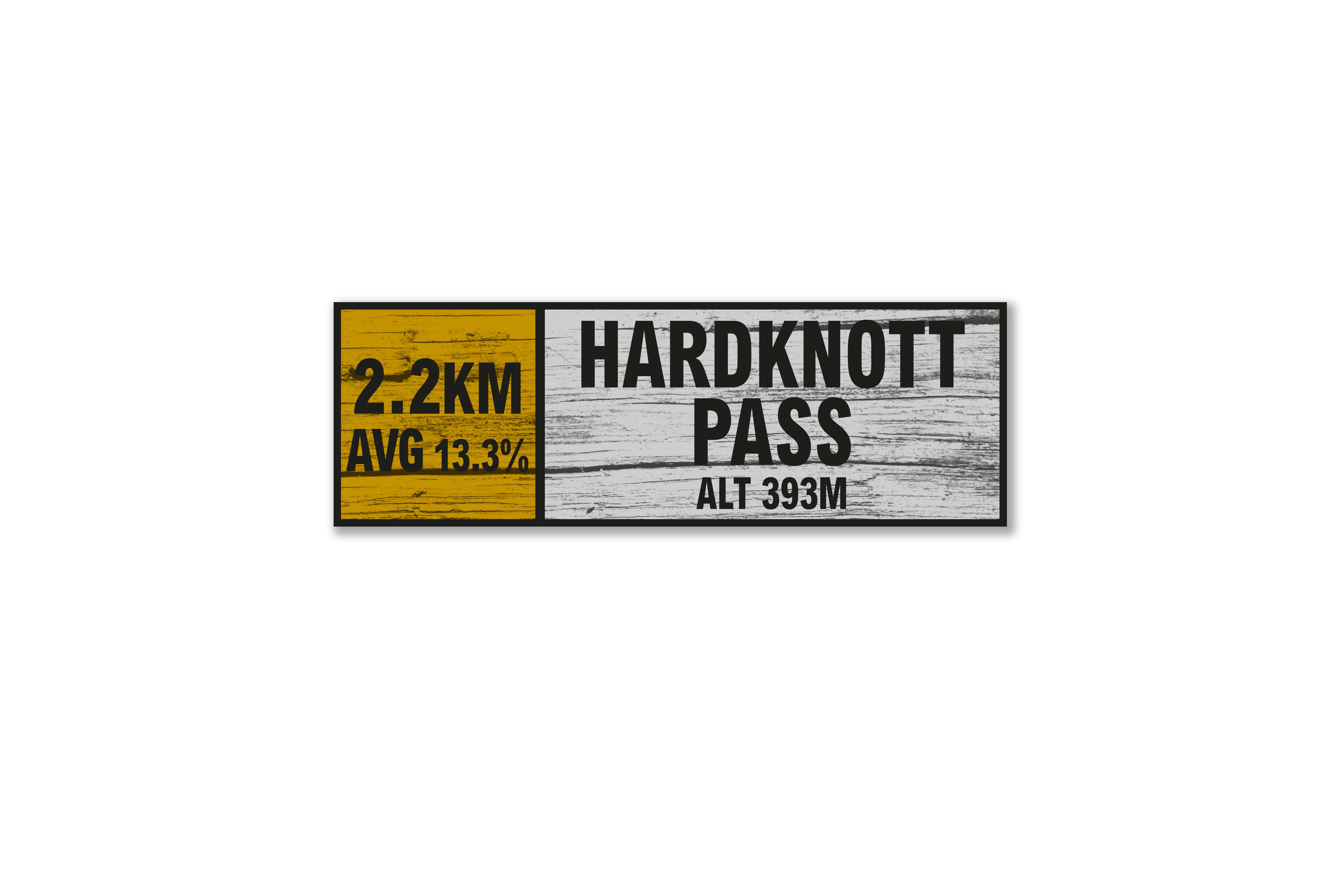 Hardknott Pass Wall Sign - Gifts For Cyclists - Cycling Souvenirs